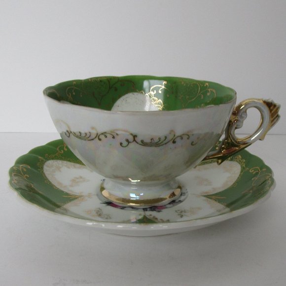 Kitchen | Vintage Lusterware Tea Cup And Saucer | Poshmark